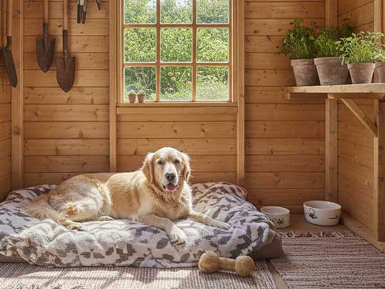 How to Turn a Shed into a Dog Kennel - Superior Sheds